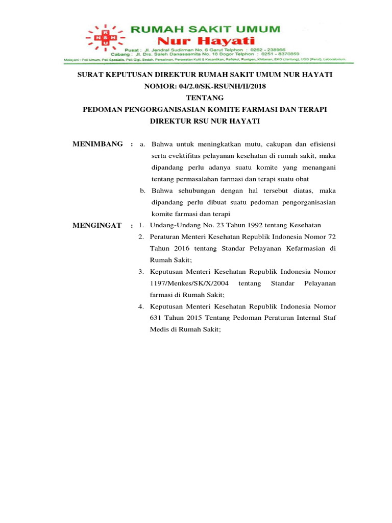 SK Pedoman KFT | PDF