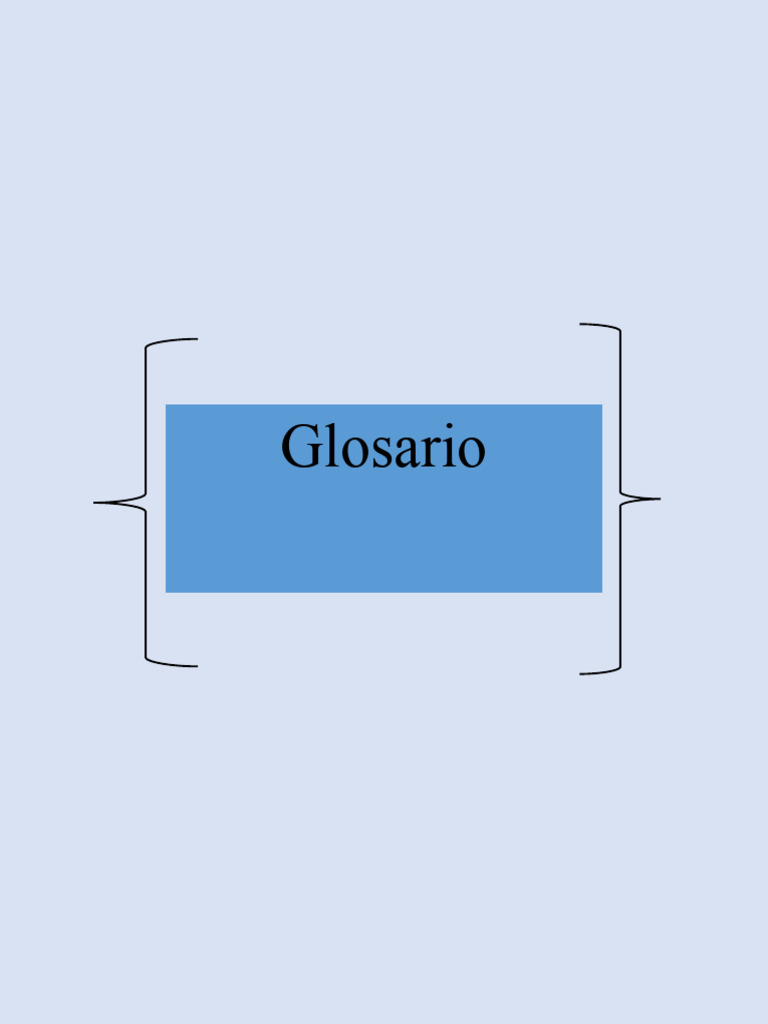 Glosario Facundo | PDF