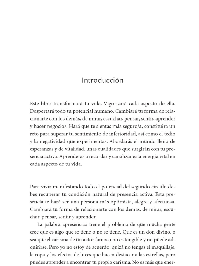 EL SEGUNDO CÍRCULO. Patsy Rodenburg | PDF | William Shakespeare | Amor