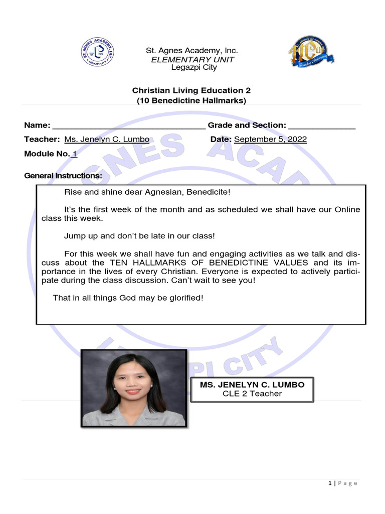 CLE - Meaning of Prayer | PDF