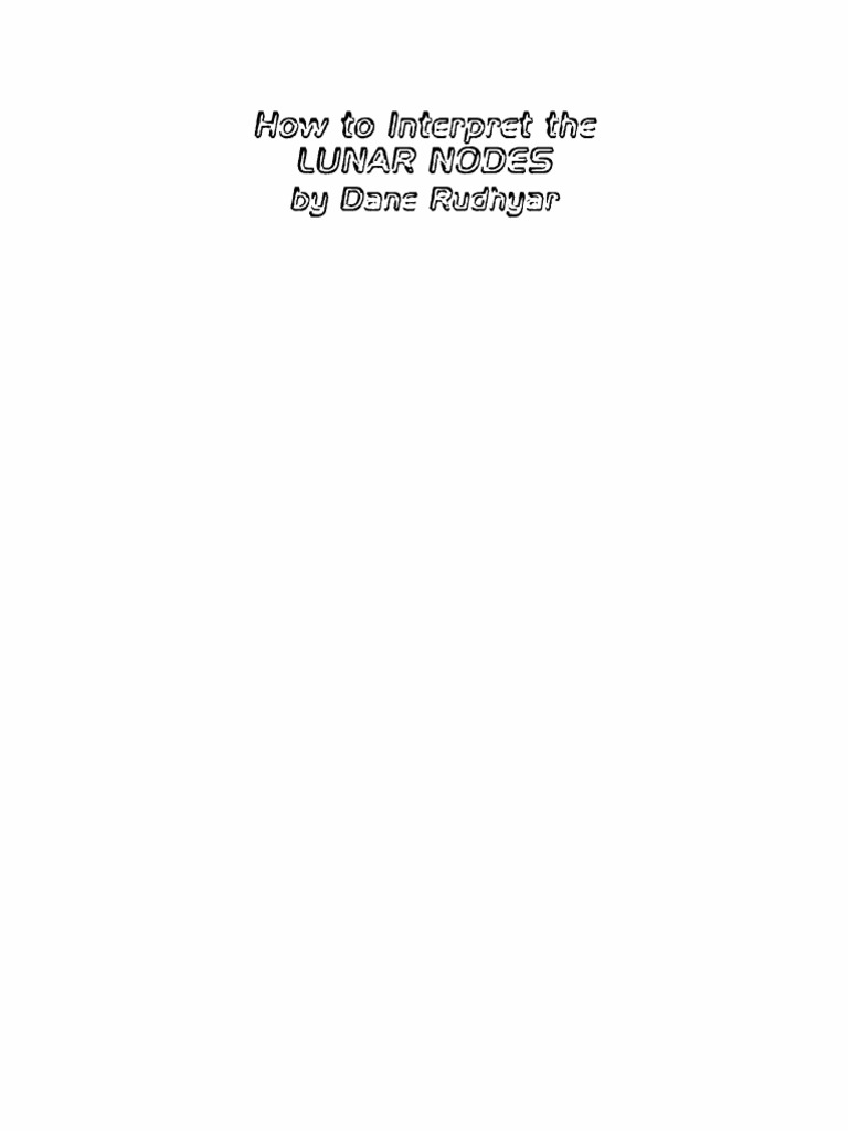 Understanding Lunar Nodes in Astrology | PDF | Zodiac | Solar Eclipse