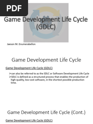 Gdlc Game Development Life Cycle