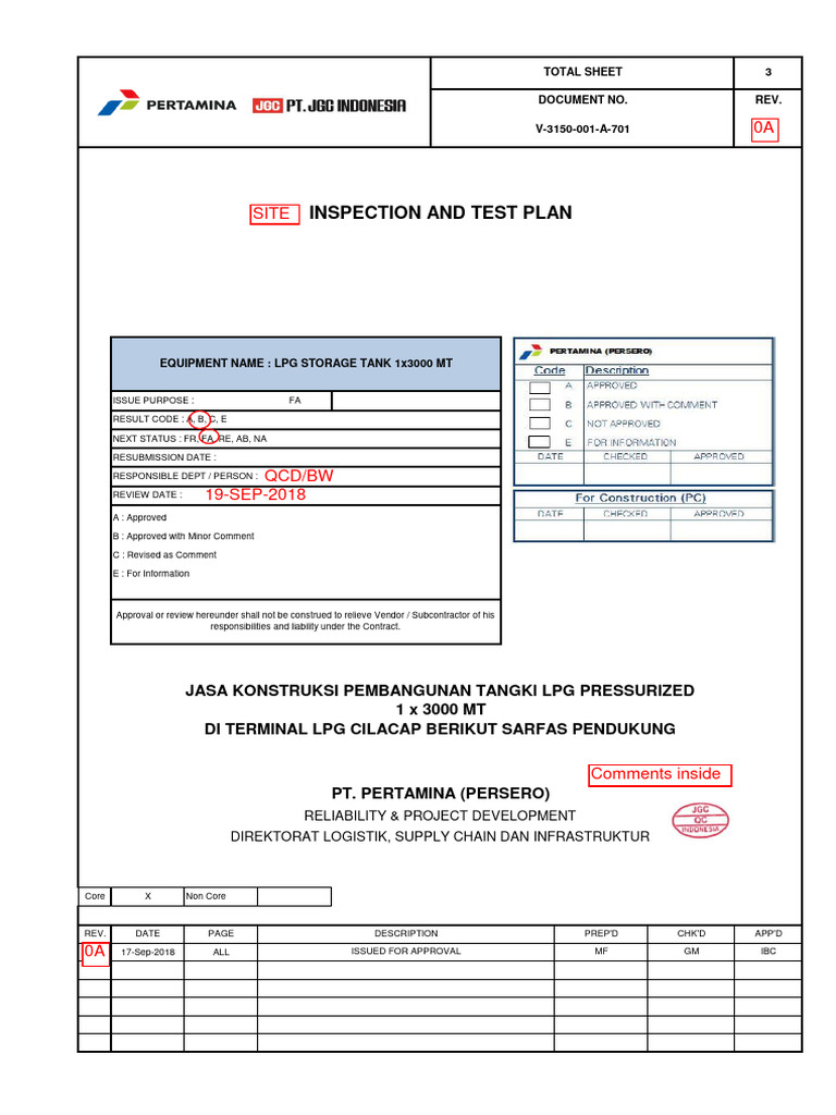 V-3150-001-A-701_1A_0010.ITP Spherical Tank Site | PDF