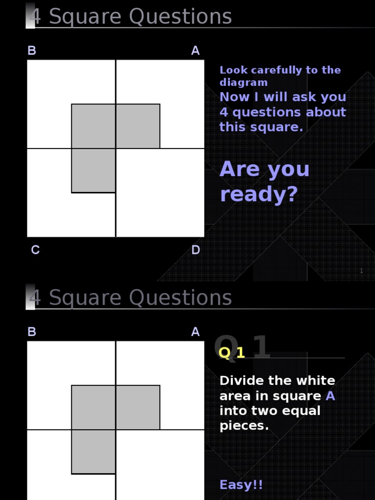 TEST 4 Square | PDF | Teaching Mathematics