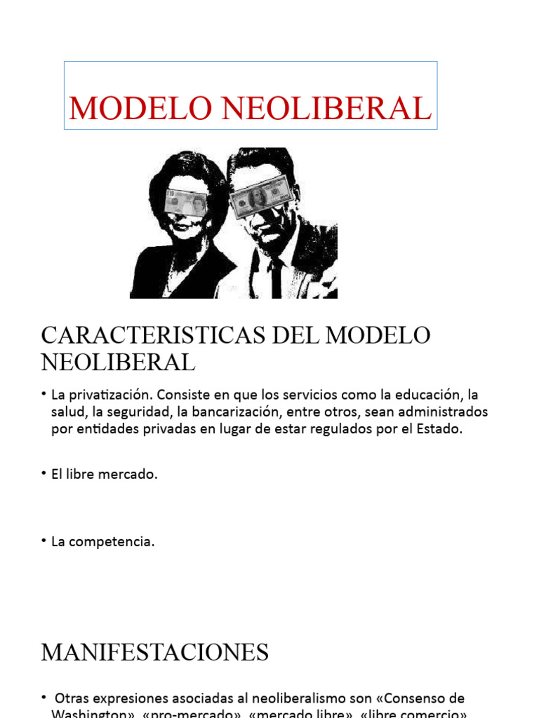 Modelo Neoliberal | PDF