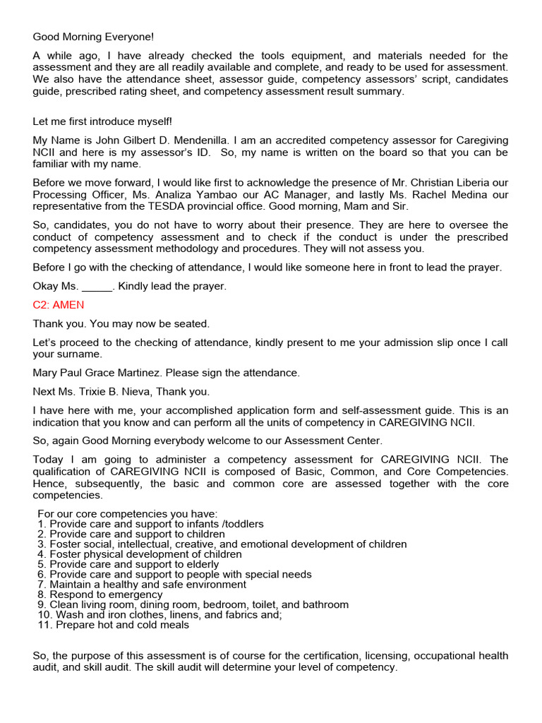 Cca Script Finale | PDF