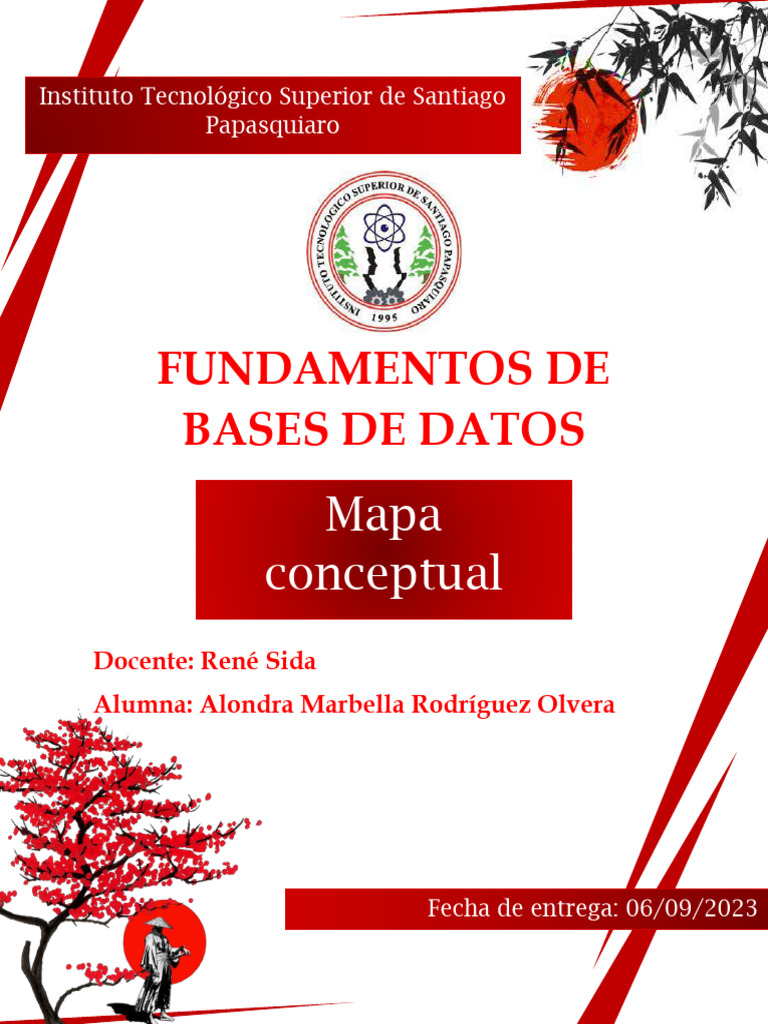Mapa conceptual Base de Datos | PDF | Bases de datos | Ciencias de la Información
