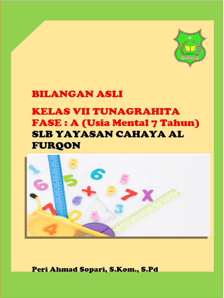 Modul Ajar Matematika Fase A Kelas VII SLB Yca 4 | PDF