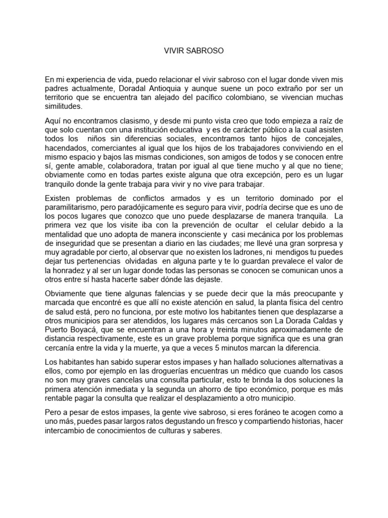 Vivir Sabroso | PDF | Estilo de vida