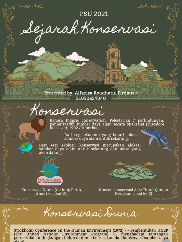 Sejarah Konservasi Ekologi Semester 2 | PDF