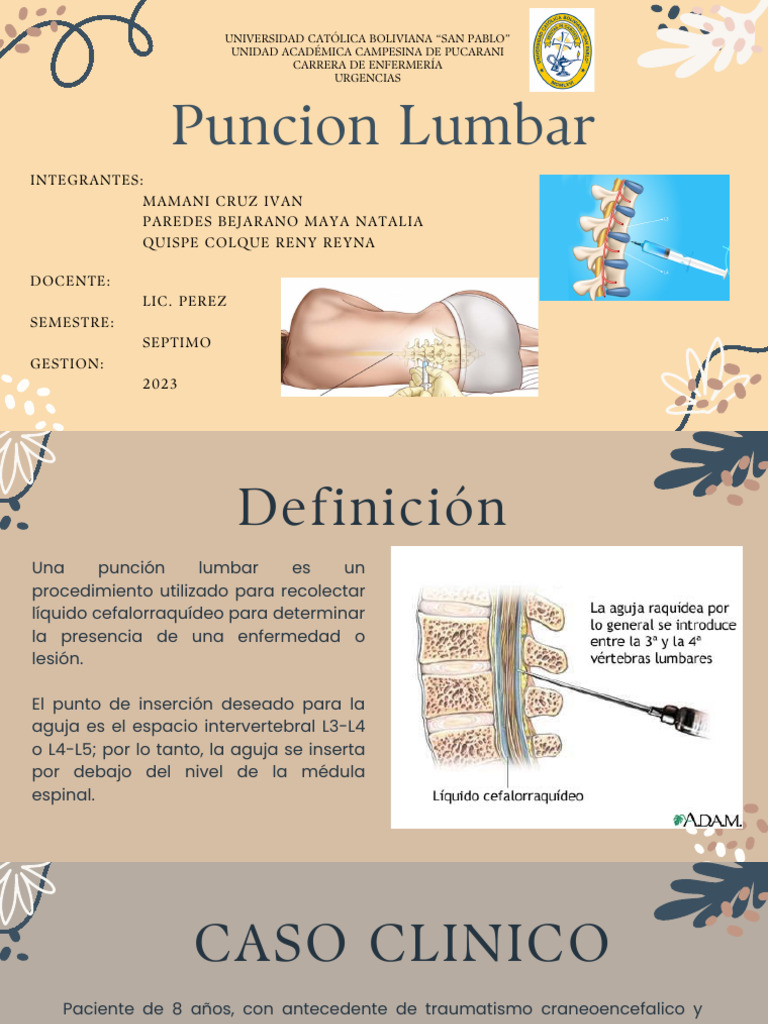 puncion lumbar | PDF