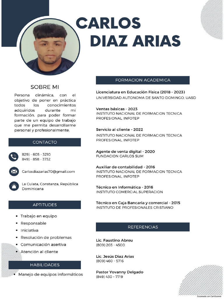 CV Carlos Diaz Arias | PDF