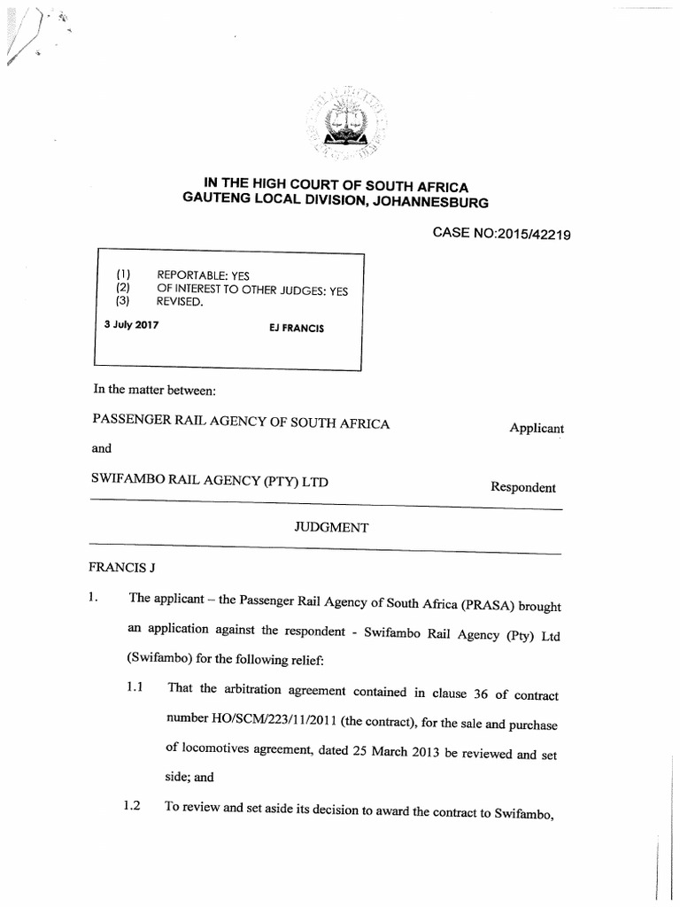 Prasa Judgement | PDF