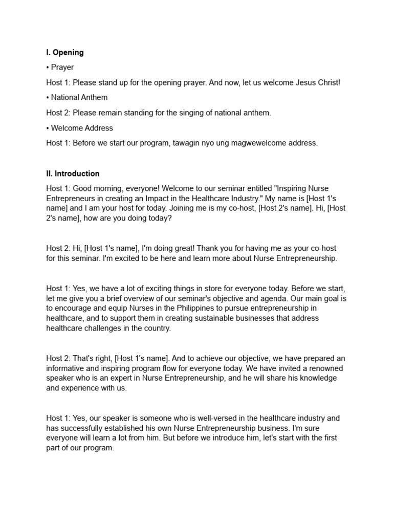 Sample Script 1 | PDF