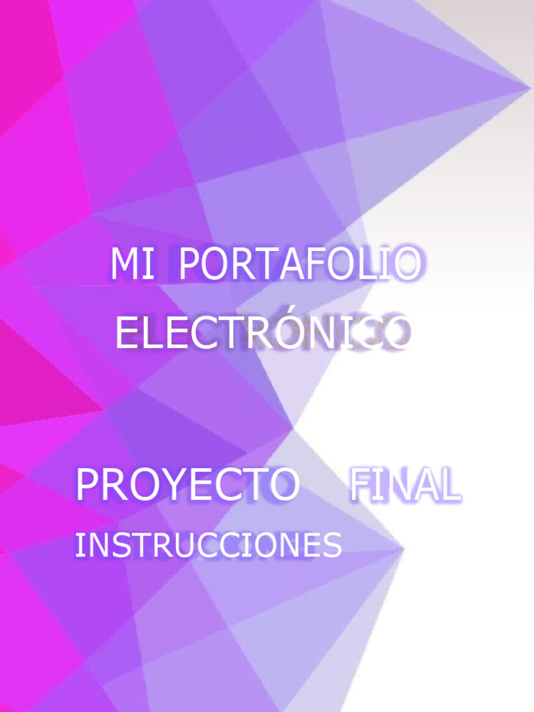 Portafolio Electronico Don Bosco | PDF