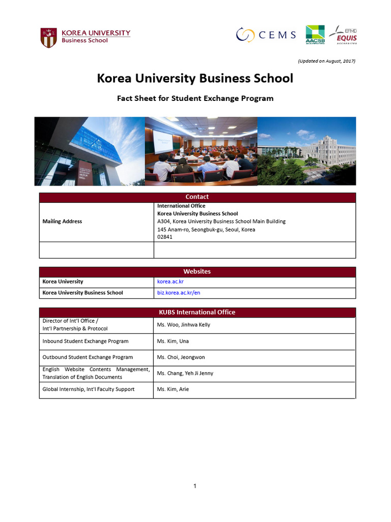 Kubs Fact Sheet | PDF