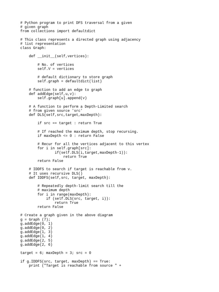 Búsqueda en Profundidad Iterativa | PDF