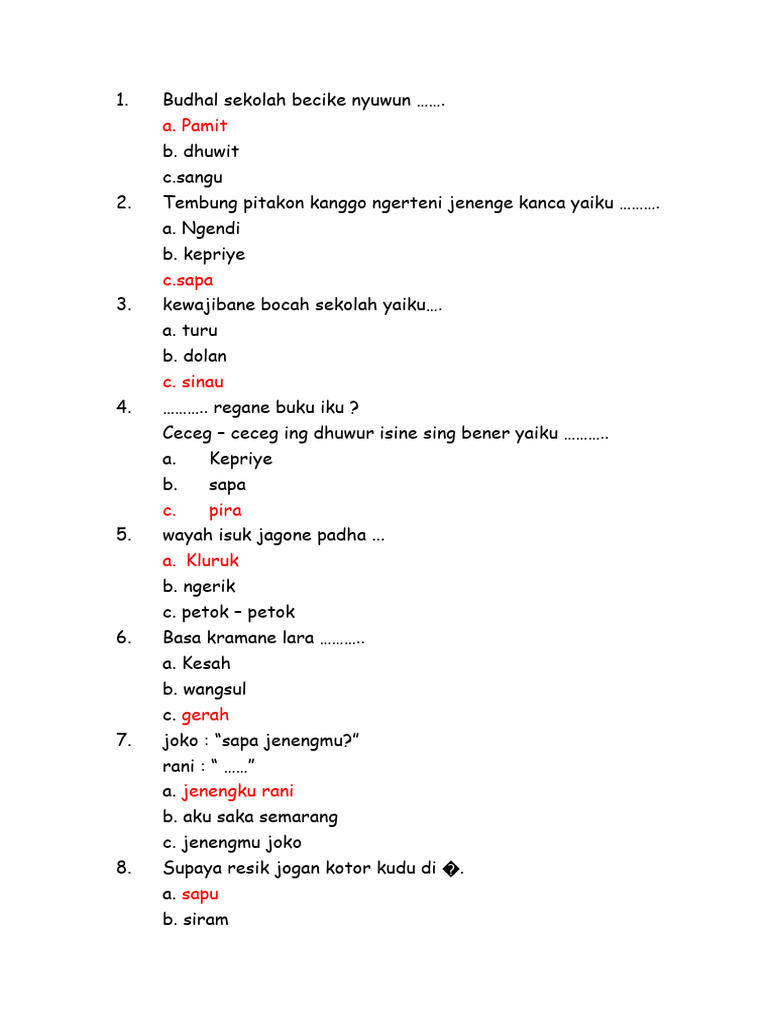 Pembelajaran Bahasa Krama Budhal | PDF | Seni & Disiplin Bahasa