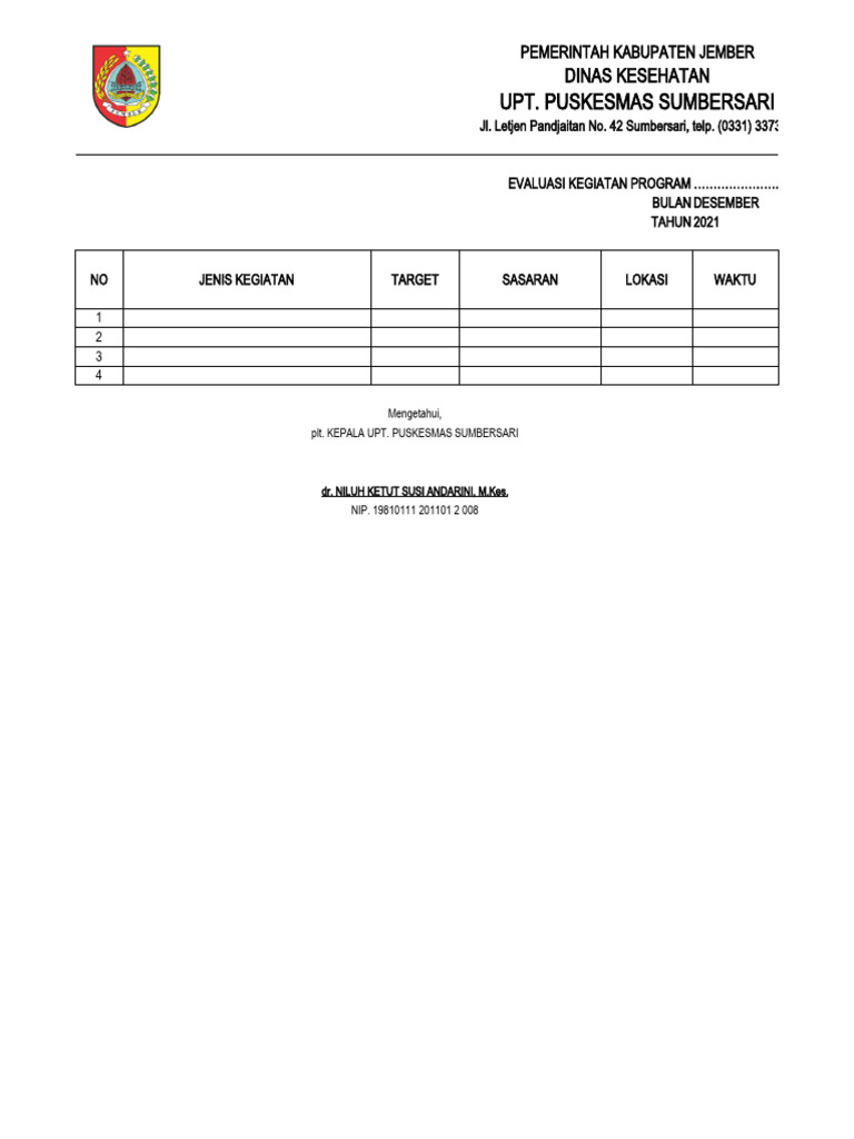 PDCA - Tahun 2022 | PDF
