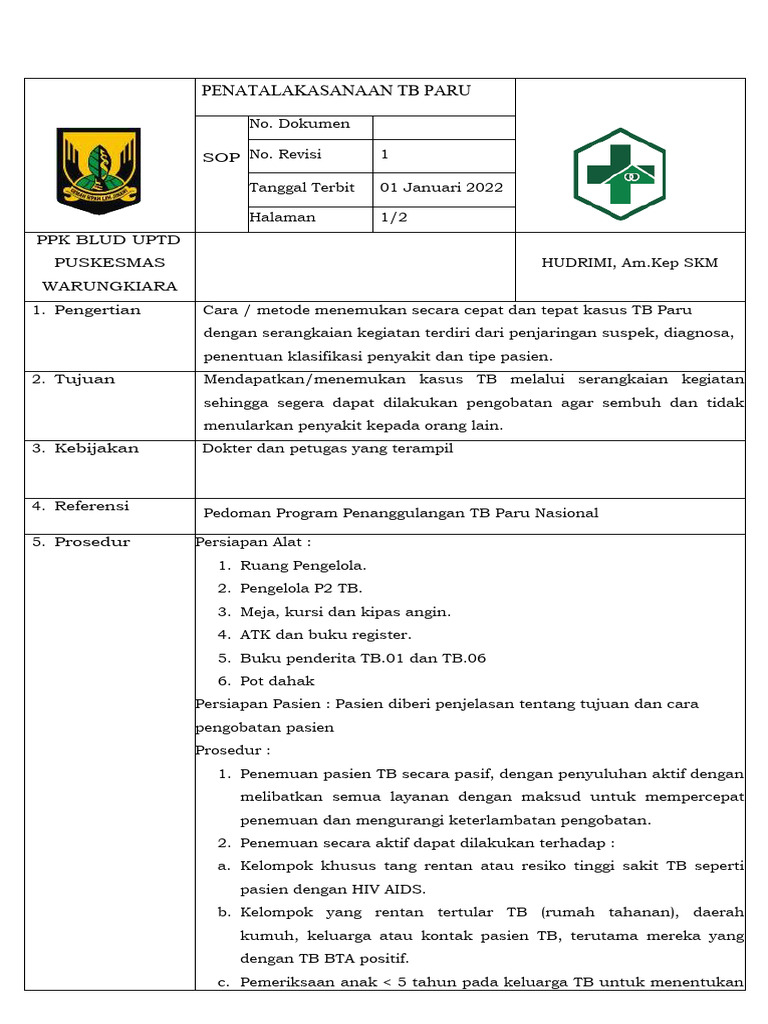 Penatalaksanaan TB Paru | PDF | Sains & Matematika