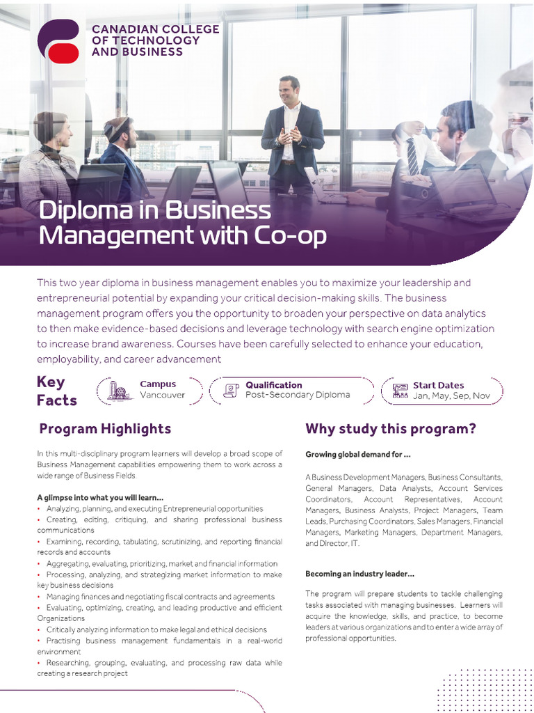 Factsheet Business Management | PDF