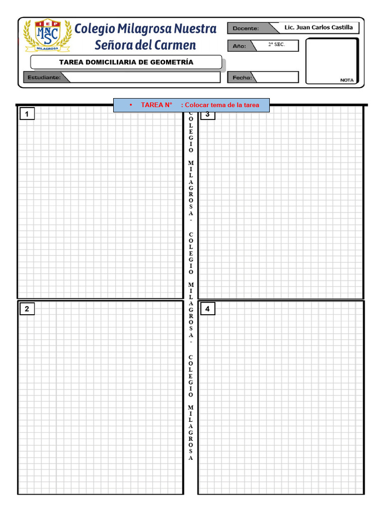 Formato de Tareas | PDF