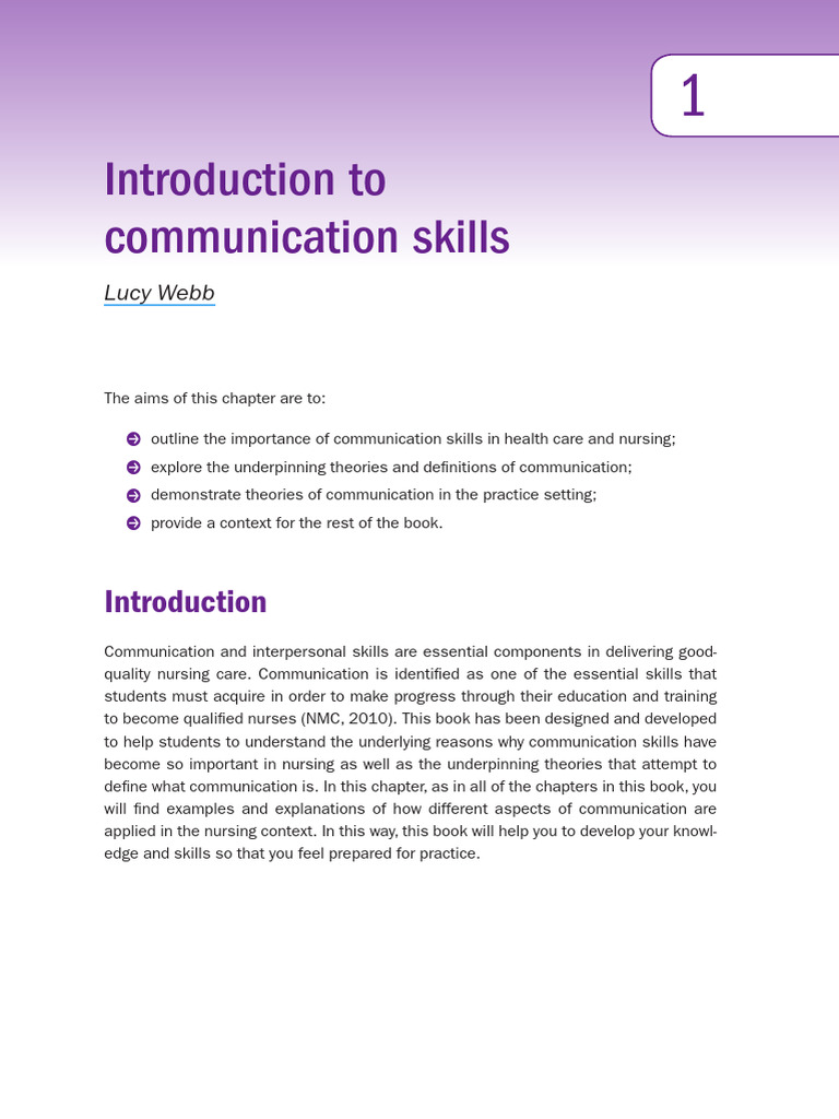 1a. Introduction - To - Communication - Skills | PDF 1a. Introduction - To - Communication - Skills | PDF