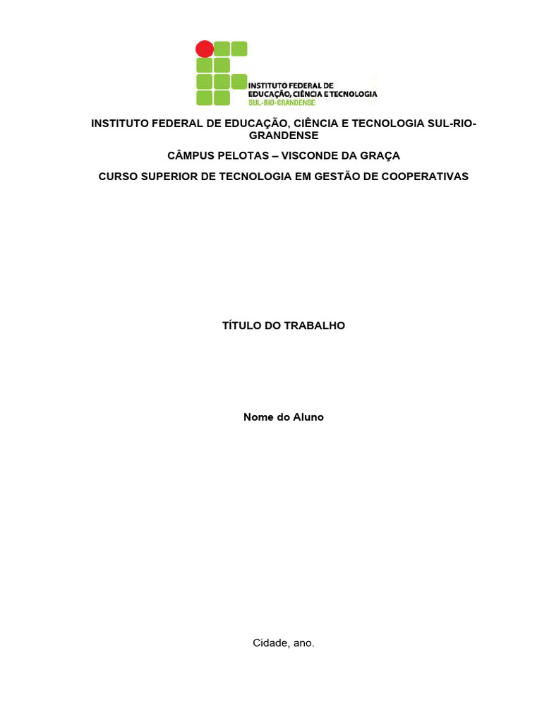Modelo TCC | PDF