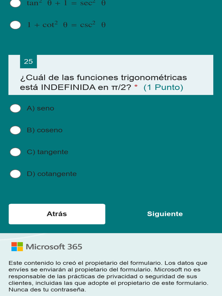 PRE Y POST PRUEBA UNDÉCIMO GRADO (Trigonometría) MATE 131-1475 (Copy) | PDF PRE Y POST PRUEBA UNDÉCIMO GRADO (Trigonometría) MATE 131-1475 (Copy) | PDF