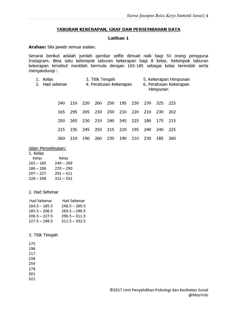 Nota Statistik | PDF