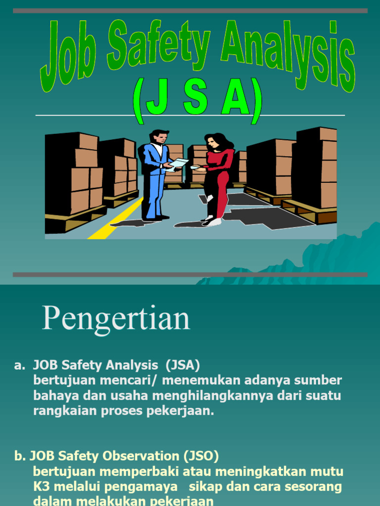Manfaat dan Persiapan Job Safety Analysis | PDF