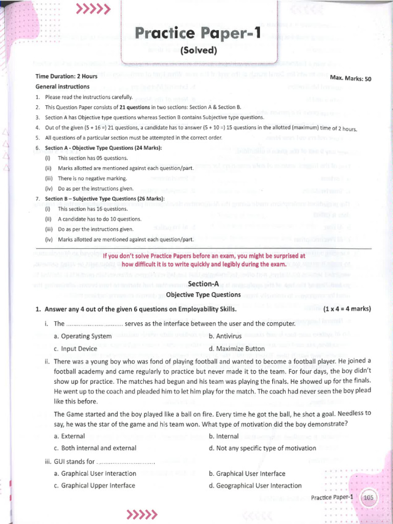 AI Practice Paper - 01-Solved | PDF