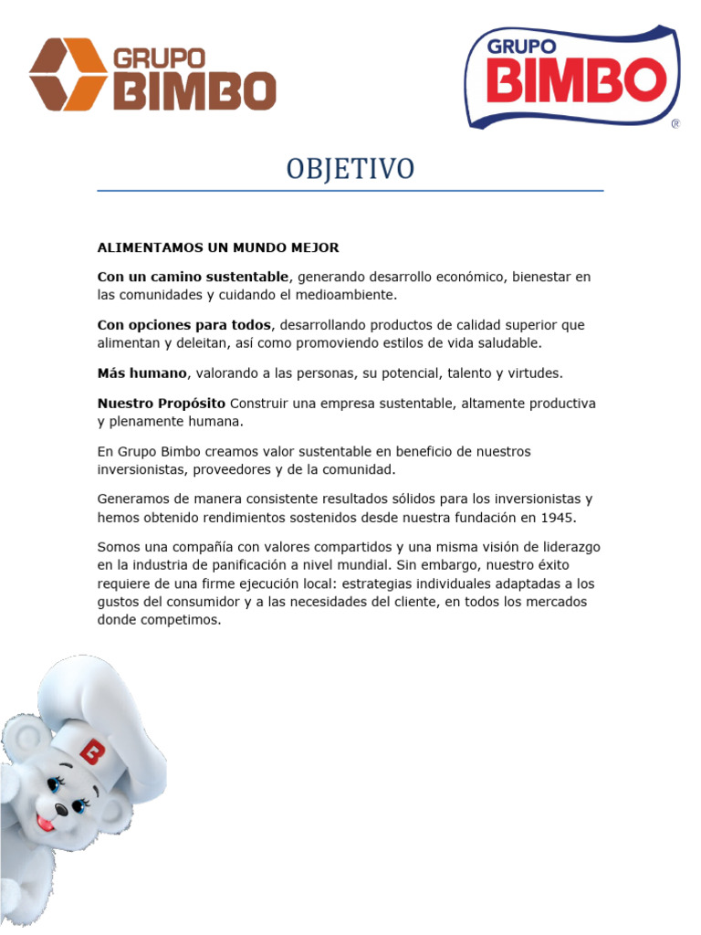 Grupo Bimbo | PDF