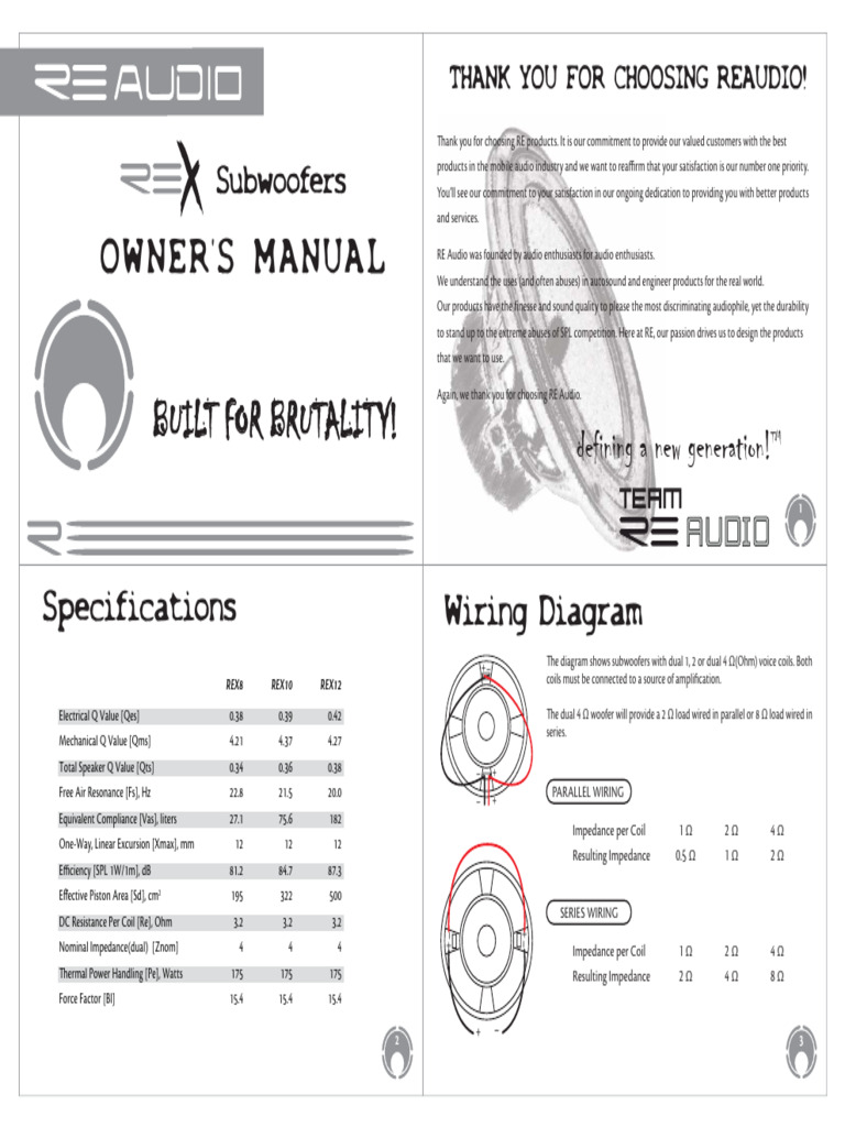 Rex Manual (2011) | PDF