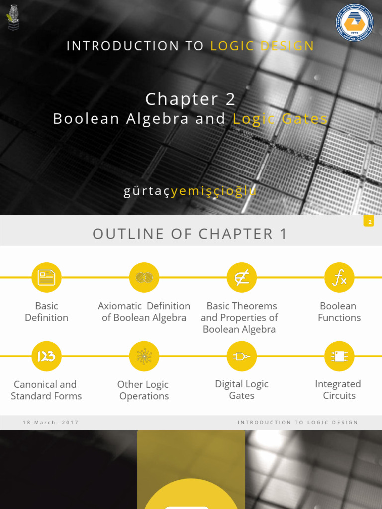 Chapter 2 Boolean Algebra and Logic Gates | PDF | Teaching Methods ...