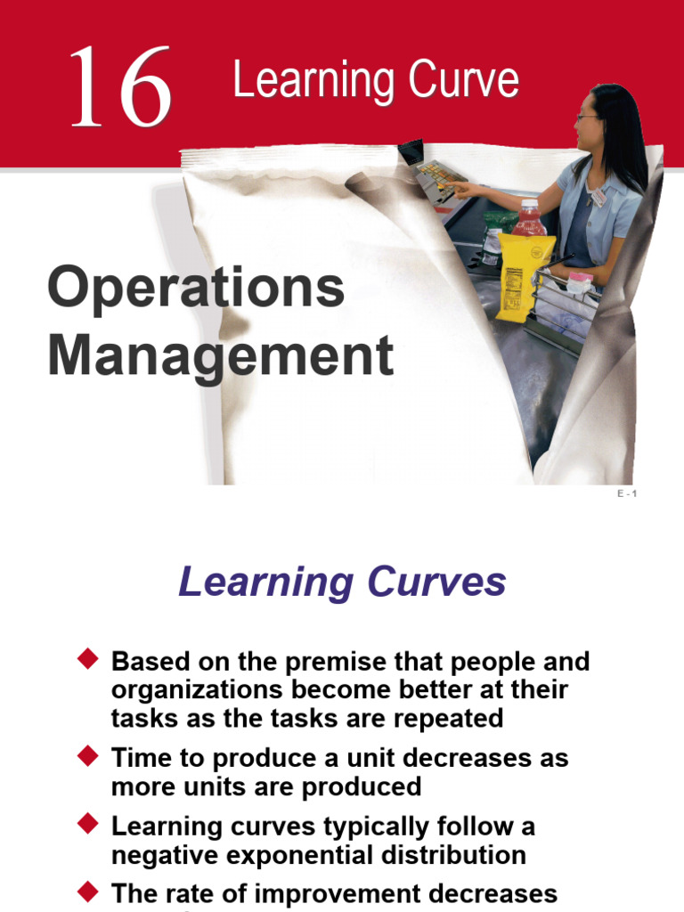 Chapter16 Learning Curve | PDF
