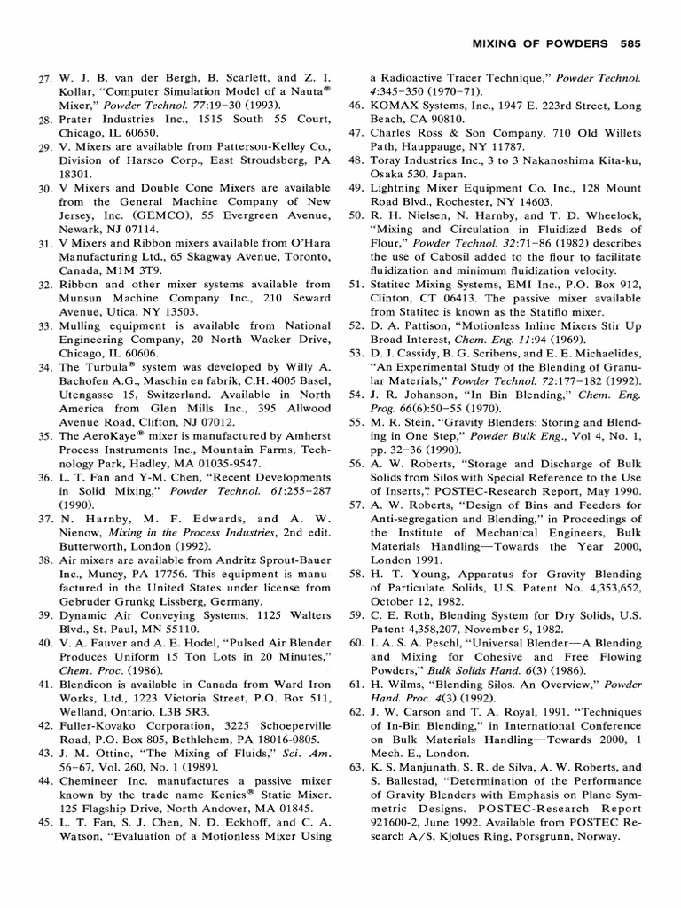 Handbook of Powder Science and Technology | PDF