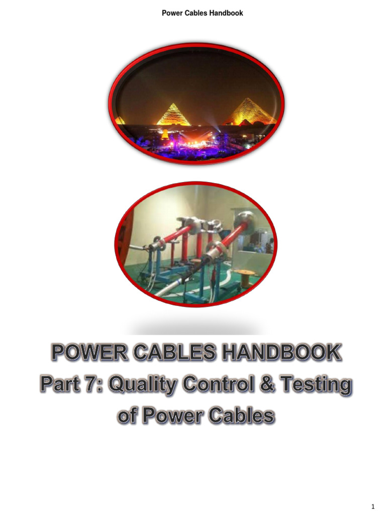 Power Cable Quality Testing Methods | PDF