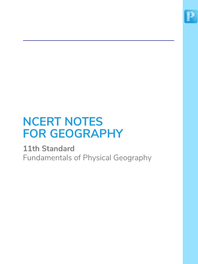 Geography 11th Class | PDF