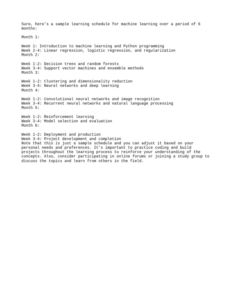 Machine Learning Roadmap | PDF Machine Learning Roadmap | PDF