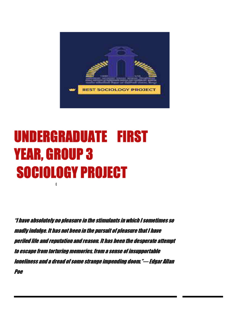 Sociology Project Final | PDF