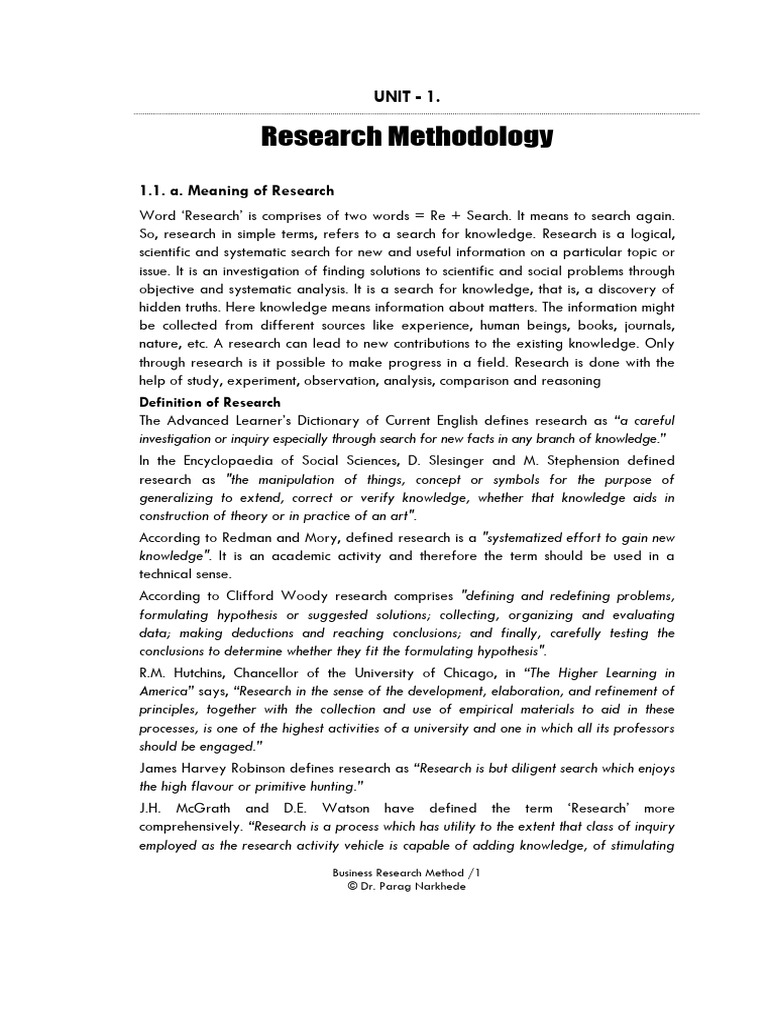 Business Research Method Final Correctedw | PDF