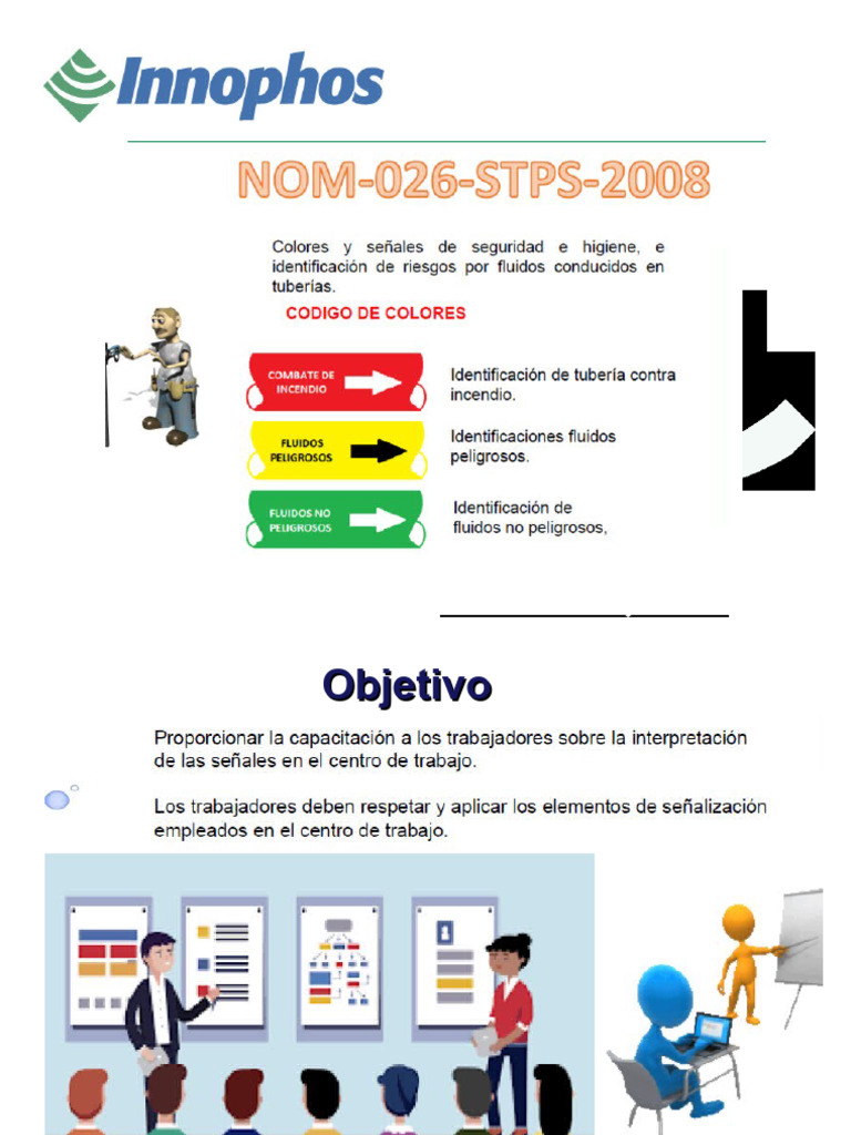 Colores y Señales NOM-026-STPS 2022 | PDF