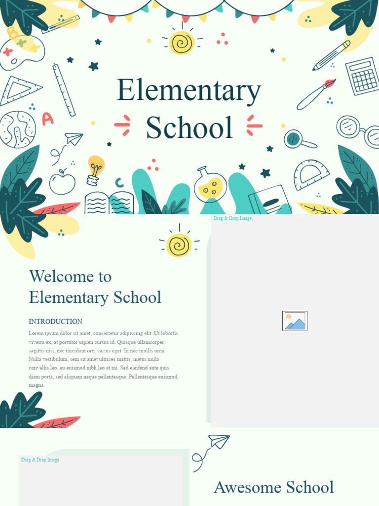 Elementary School PowerPoint Template by SlideWin | PDF