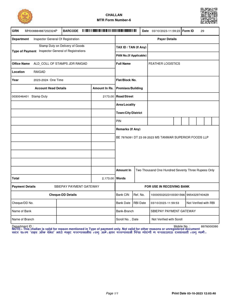 Stamp Duty | PDF