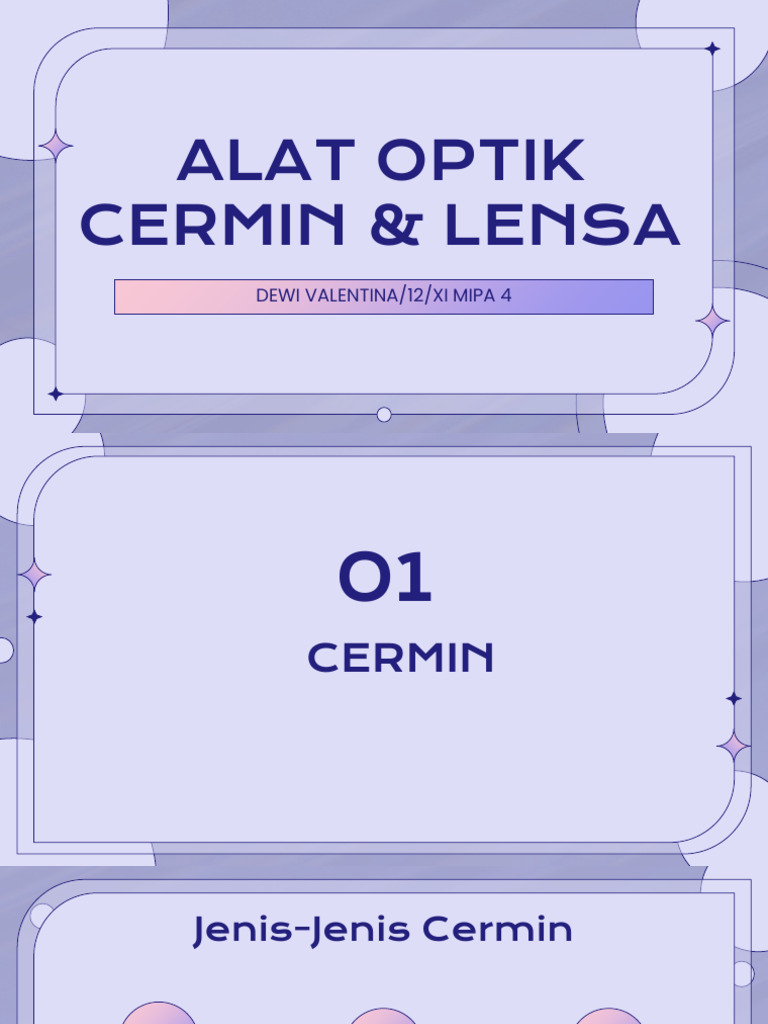 Alat Optik Cermin Dan Lensa | PDF
