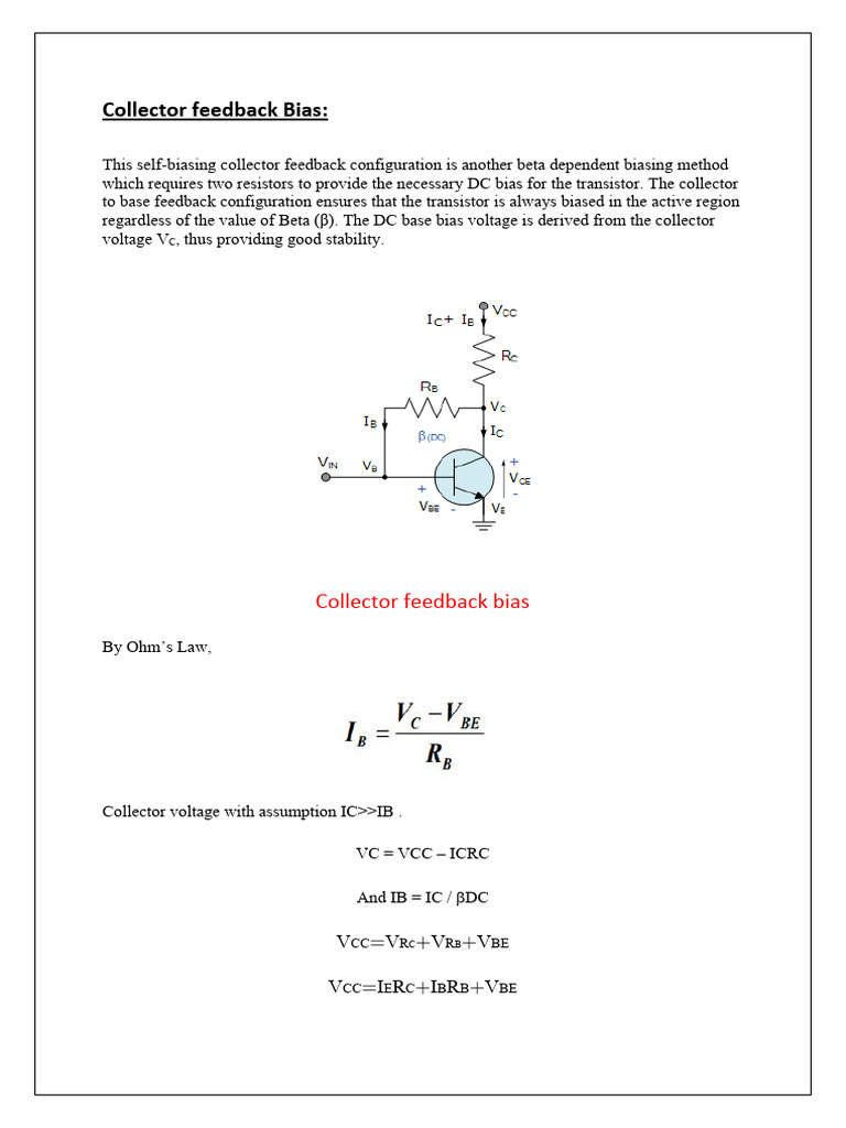 Collector Feedback Bias | PDF