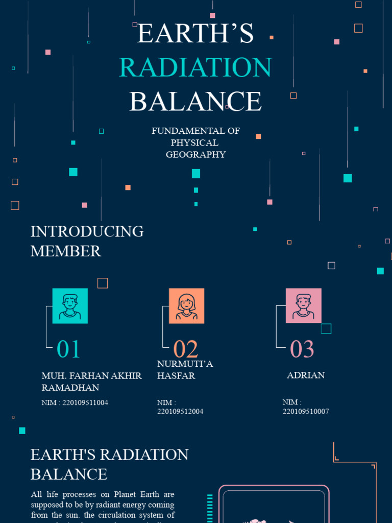 Earth Radiation Balance PPT Esm | PDF