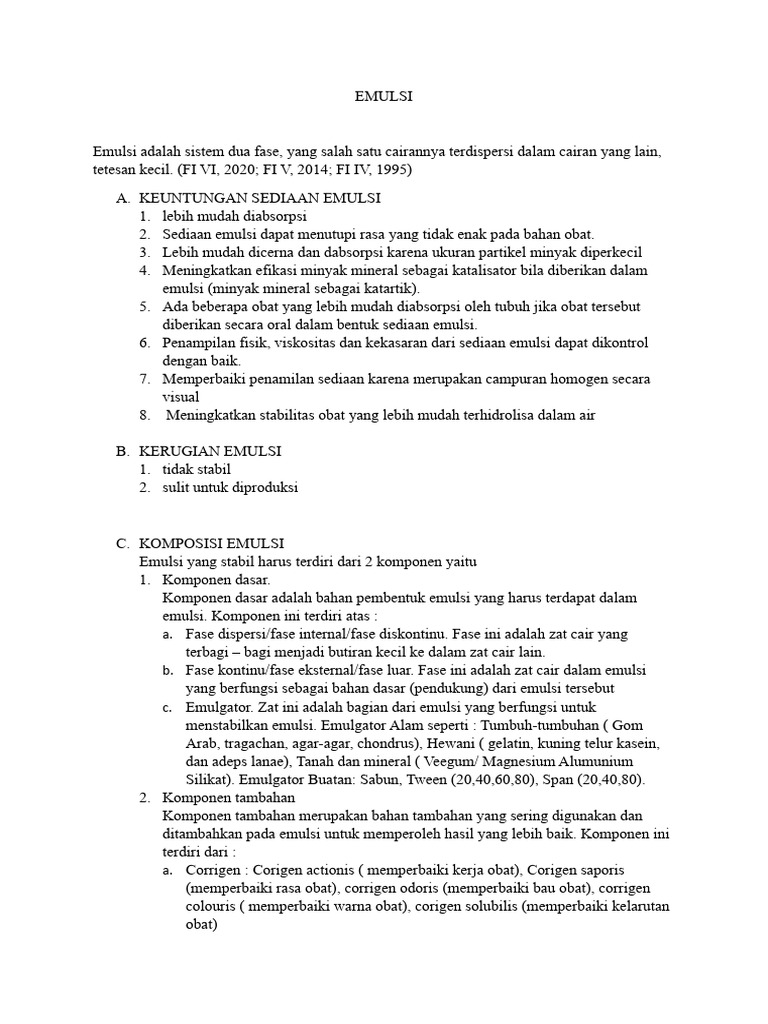EMULSI | PDF