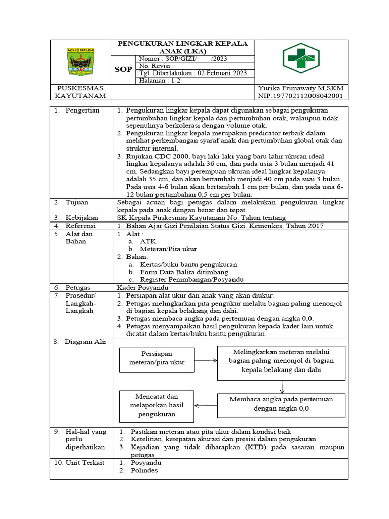 Sop Pengukuran Lka | PDF | Sains & Matematika